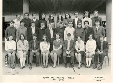 Photo de classe Seconde C de 1968 Lycée Paul Valery Copains d avant