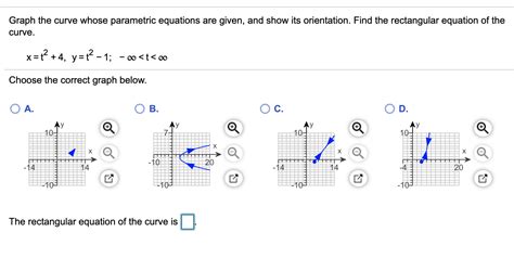 solved graph the curve whose parametric equations are given