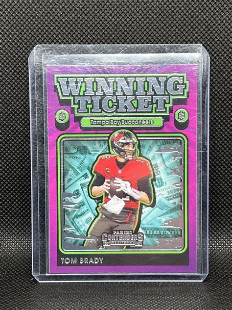 2021 Panini Contenders Winning Ticket WT TBR Tom Brady EBay