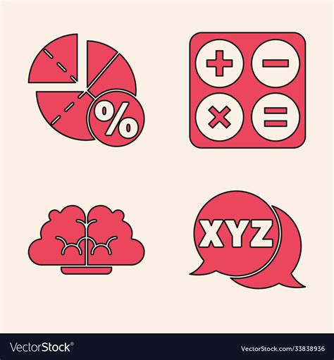 set xyz coordinate system graph schedule chart vector image