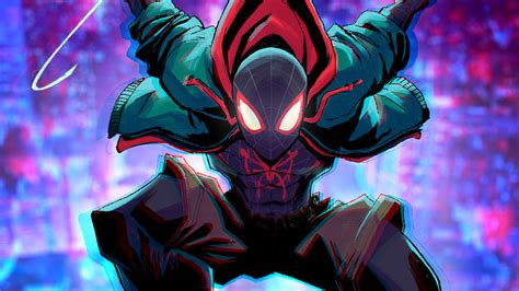 Spider Man Miles Morales Artwork 4k Wallpaper HD Superheroes Wallpapers