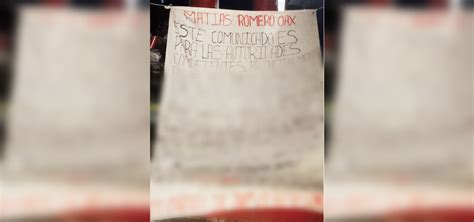 Aparece n rc0manta con mensaje va dirigido a mando policial en Matías