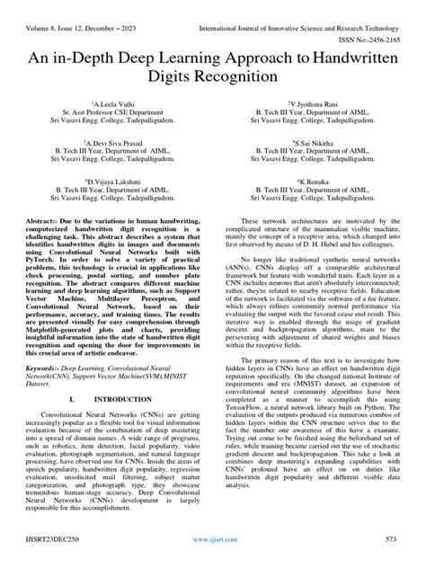 an in depth deep learning approach to handwritten digits recognition pdf artificial neural