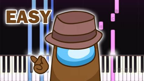 Cg Lyin Me Among Us Song Piano Tutorial Youtube