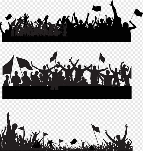 Sport Supporters Silhouettes Png PNGWing
