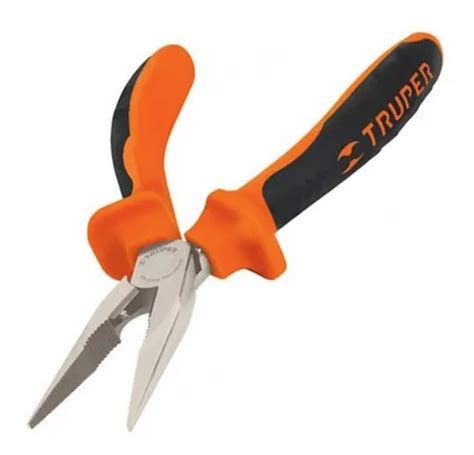 Alicates Punta Larga Comfort Grip 8 Pg Truper