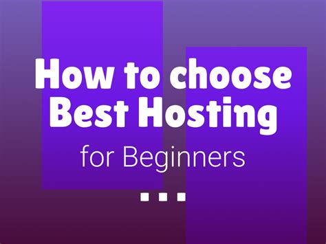Best Web Hosting For Beginners In Comprehensive Guide