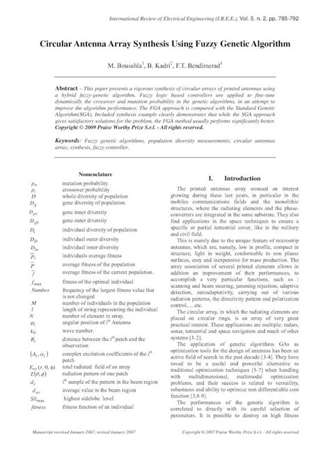 pdf ِcircular antenna array synthesis using fuzzy …dspace univ tlemcen dz bitstream 112 2462 1