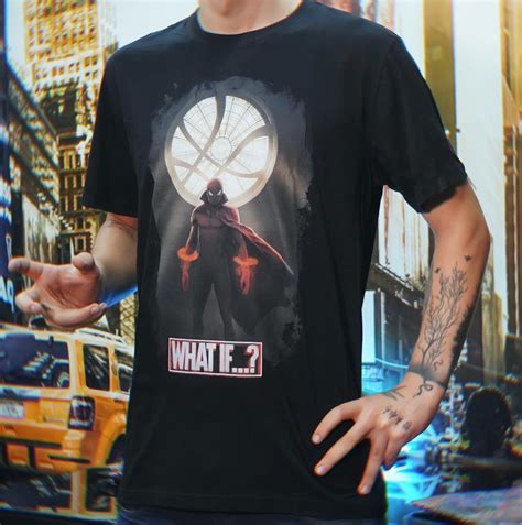 Camiseta Masculina Unissex E Se Homem Aranha Doutor Estranho Spider
