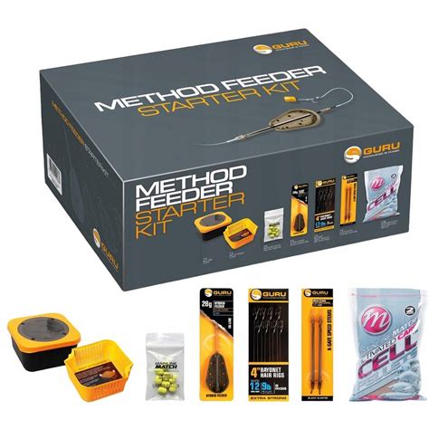 Zestaw Wędkarski Method Feeder Dla Wędkarza Guru Starter Kit Guru