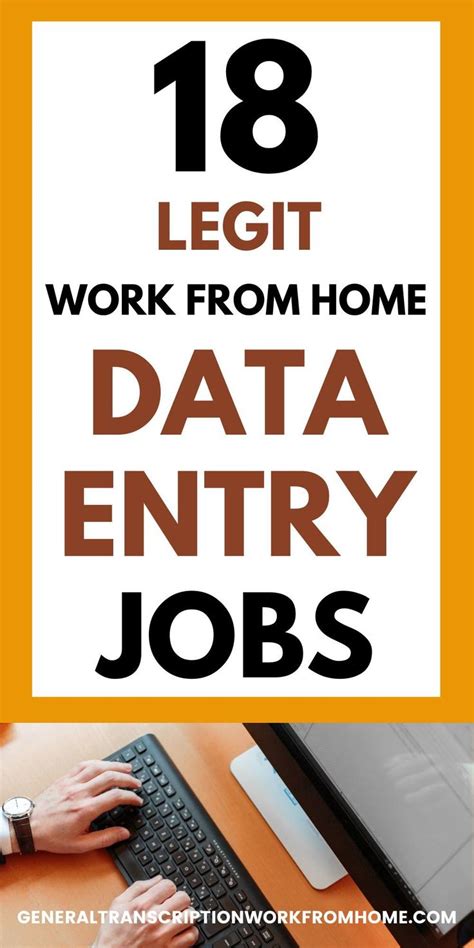 How To Get Legitimate Data Entry Jobs From Home Work From Home Jobs