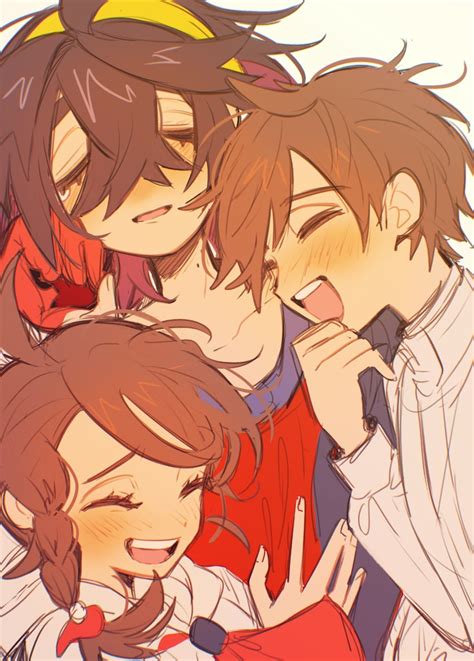 Kieran Juliana And Florian Pokemon And 1 More Drawn By Tisanntisyou