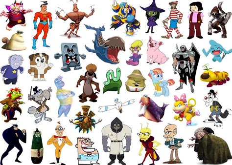 Click The W Cartoon Characters V Quiz By Ddd62291
