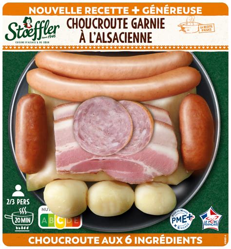 La choucroute garnie à l Alsacienne 950g Stoeffler