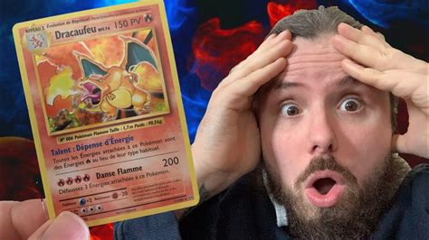DÉBALLAGE DE LA MEILLEURE CARTE POKEMON DU MONDE DRACAUFEU dans ce