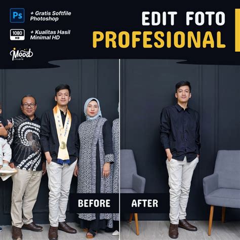 Jual JASA HAPUS OBJEK EDIT FOTO STUDIO WISUDA KELUARGA