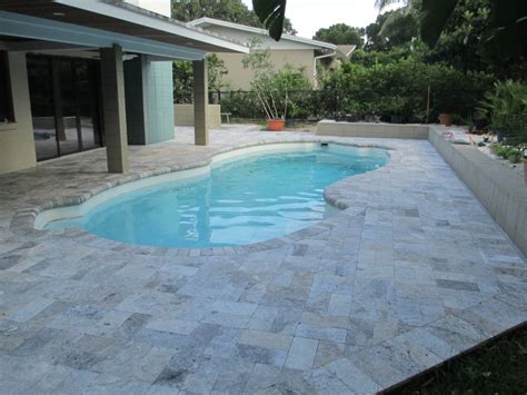 Travertine Pool Deck Travertine Pavers For Pools Deck Travertine