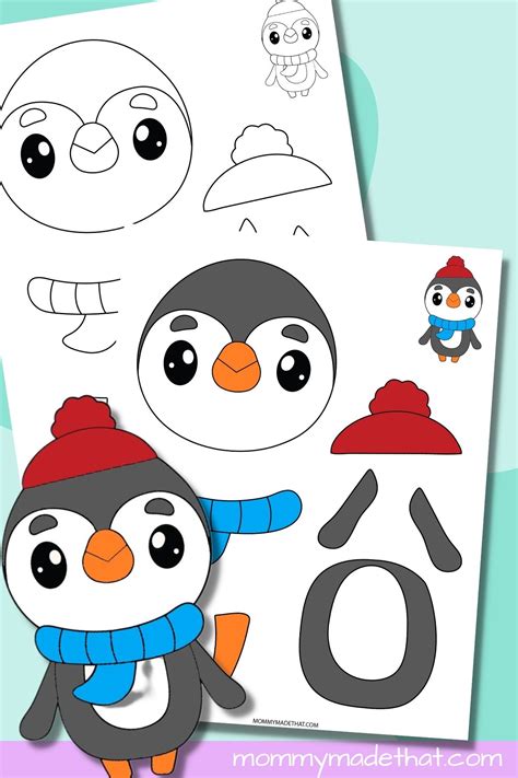 Printable Penguin Craft With Free Template