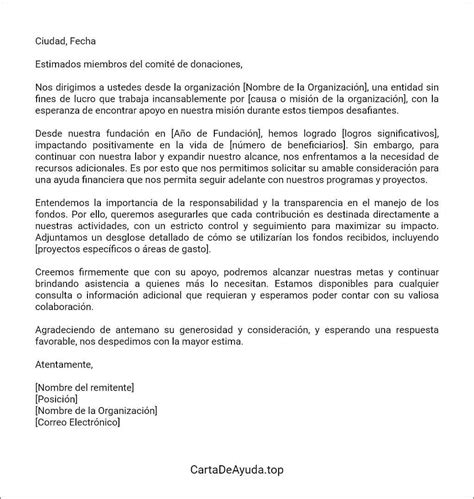Cómo elaborar una carta de solicitud de ayuda financiera para