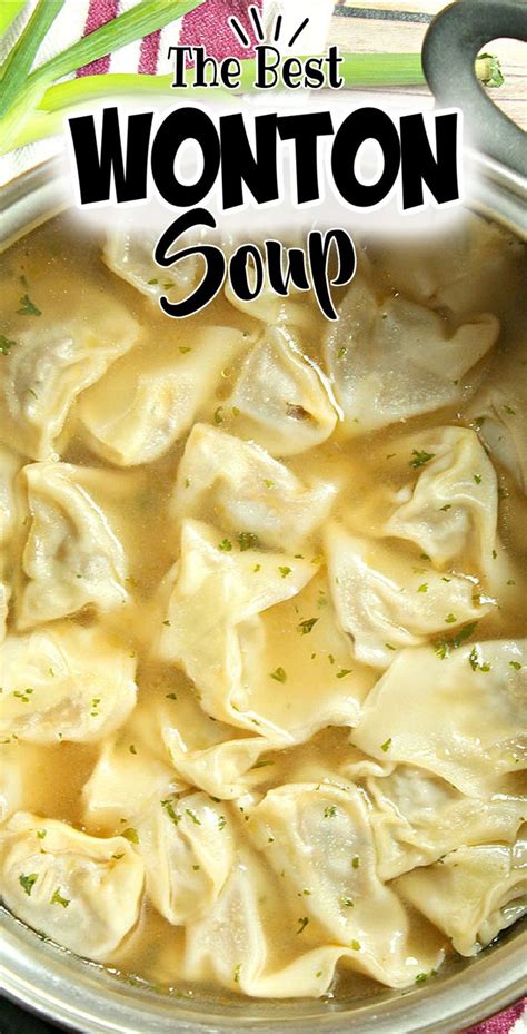 Wonton Soup Wonton Soup Wonton Recipes Healthy Stew Recipes