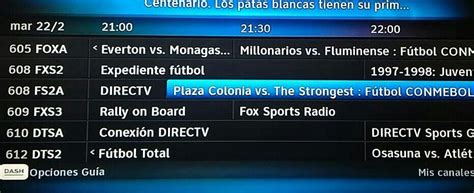 Guía de canales DirecTV Argentina Febrero 2022 Grillas