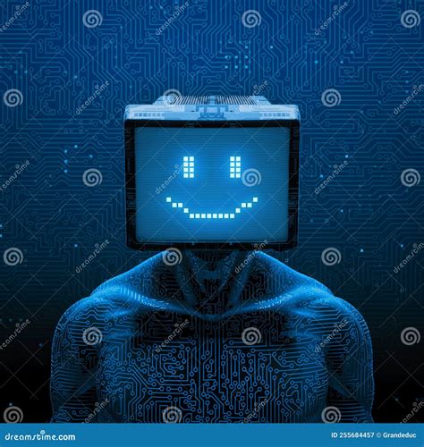 Smiling Gamer Artificial Intelligence Stock Illustration Illustration