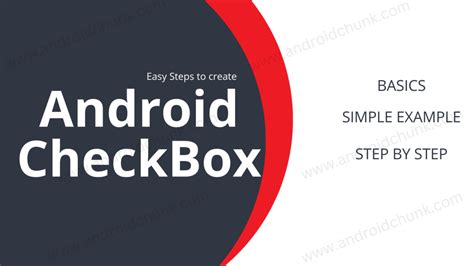 Android CheckBox With Example Androidchunk