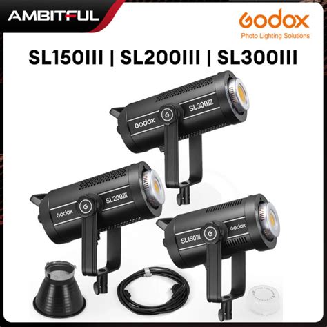 Godox SL150III SL 150W III LED แฟลชวดโอ150W Bowens Mount Daylight