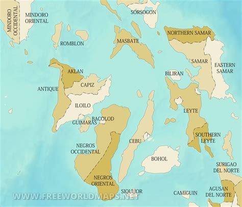 Visayas Maps Philippines
