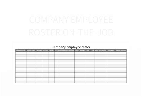 On The Job Employee Training Completion Report Excel Template And