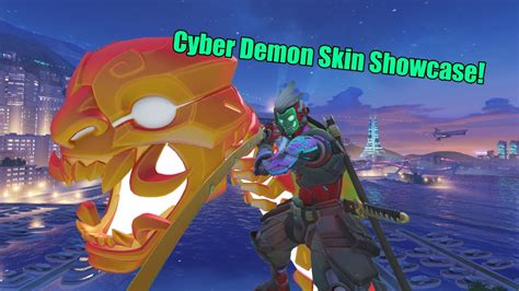 Showing Off The Cyber Demon Genji Skin Overwatch Youtube