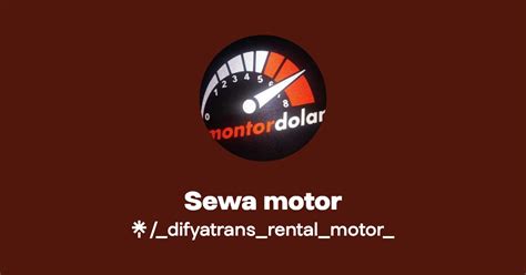 Sewa Motor Instagram Tiktok Linktree