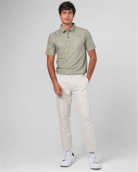 Riachuelo Camisa Polo Masculina Folhagem Verde Pool By Riachuelo