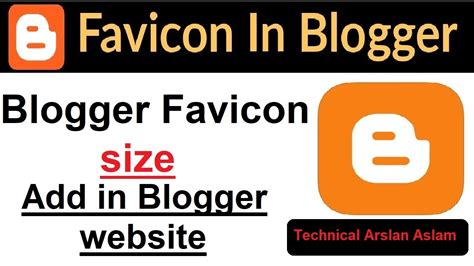 How To Change Favicon In Blogger How To Add Favicon In Blogger