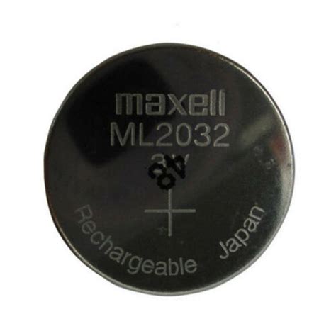 Original Maxell ML2032 2032 Rechargeable Coin Cell CMOS Battery Backup