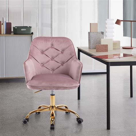 Homvent Silla De Terciopelo Para Oficina En Casa Moderna Silla De