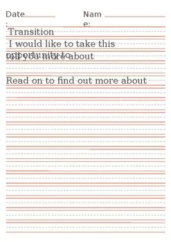 Sentence Starters For Opinion And Informative Writing By Mrs Hymers Store