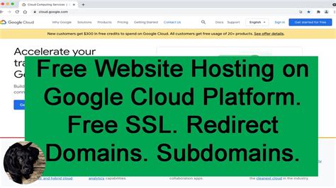 Free Website Hosting On Google Cloud Platform Free SSL Redirect