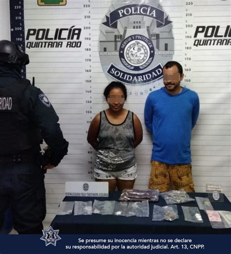 Pareja Detenida Con Varios Tipos De Droga Y Un Menor