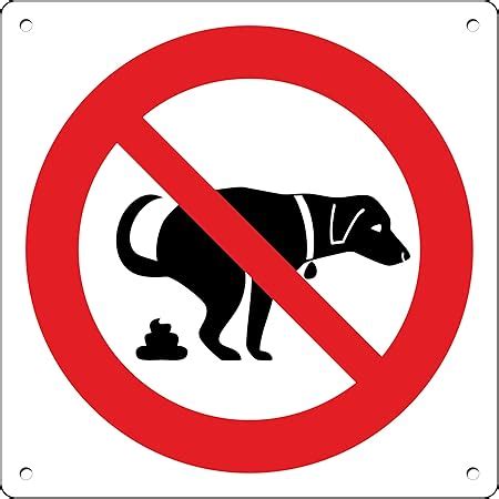 Cartel Prohibido Caca De Perro Se Al Prohibido Excremento De Perro