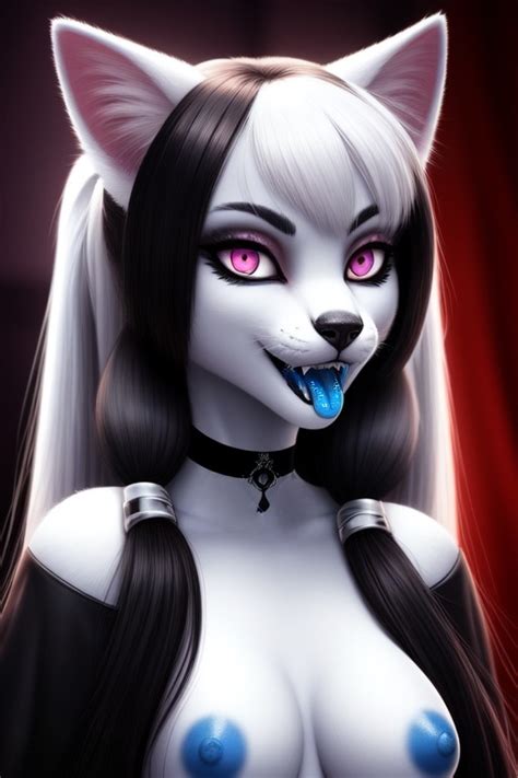 Rule 34 1girls Ai Generated Anthro Breasts Cat Ears Cat Girl Choker Feline Female Female Only