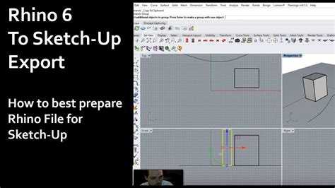 Rhino To Sketch Up Export Prepare Files For Sketch Up Best Practices