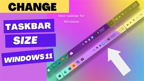 Change The Taskbar Size In Windows 11 No Software Quick Step YouTube