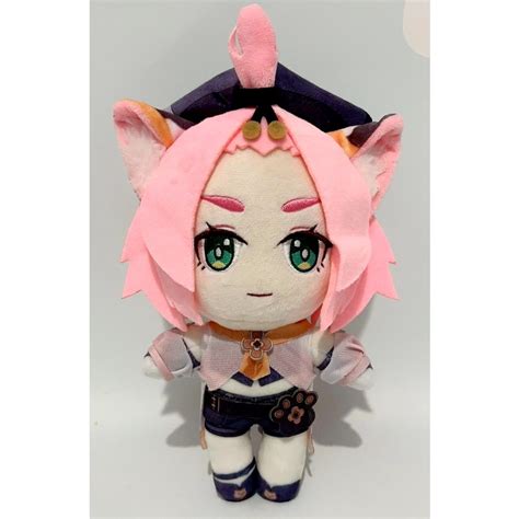 20cm Genshin Impact Stuffed Doll Lyney Lynette Itto Kazuha Beidou Plush