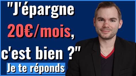 Jépargne 20 par mois cest bien ou pas YouTube