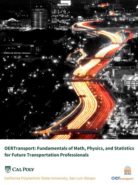 Fundamentals Of Math Physics And Statistics For Future Transportation