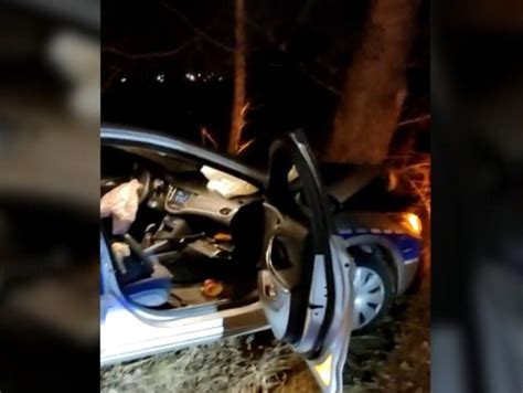 Wypadek radiowozu z nastolatkami w środku Kiedy ktoś za to odpowie