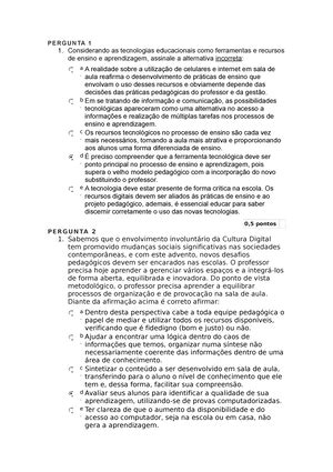 Question Rio Ii Question Rio Ii Da Disciplina De Tecnologia Da