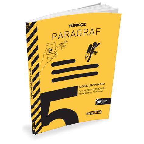 Hız Yayınları 5 Sınıf Türkçe Paragraf Soru Bankası Kitabı