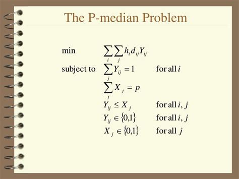 ppt the p median problem powerpoint presentation free download id 1451508